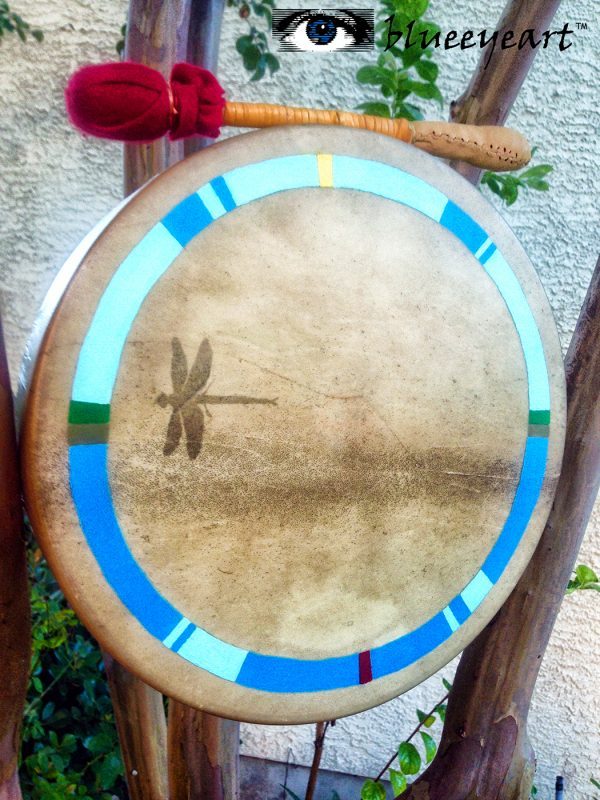 Dragonfly Warrior - Blue Eye Art